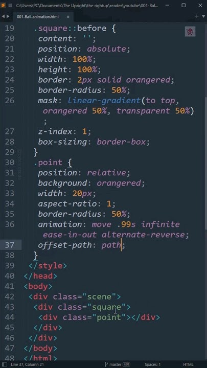 BALL ANIMATION | html&css | #shorts #viralvideo #trending #code #webdevelopment #webseries - YouTube