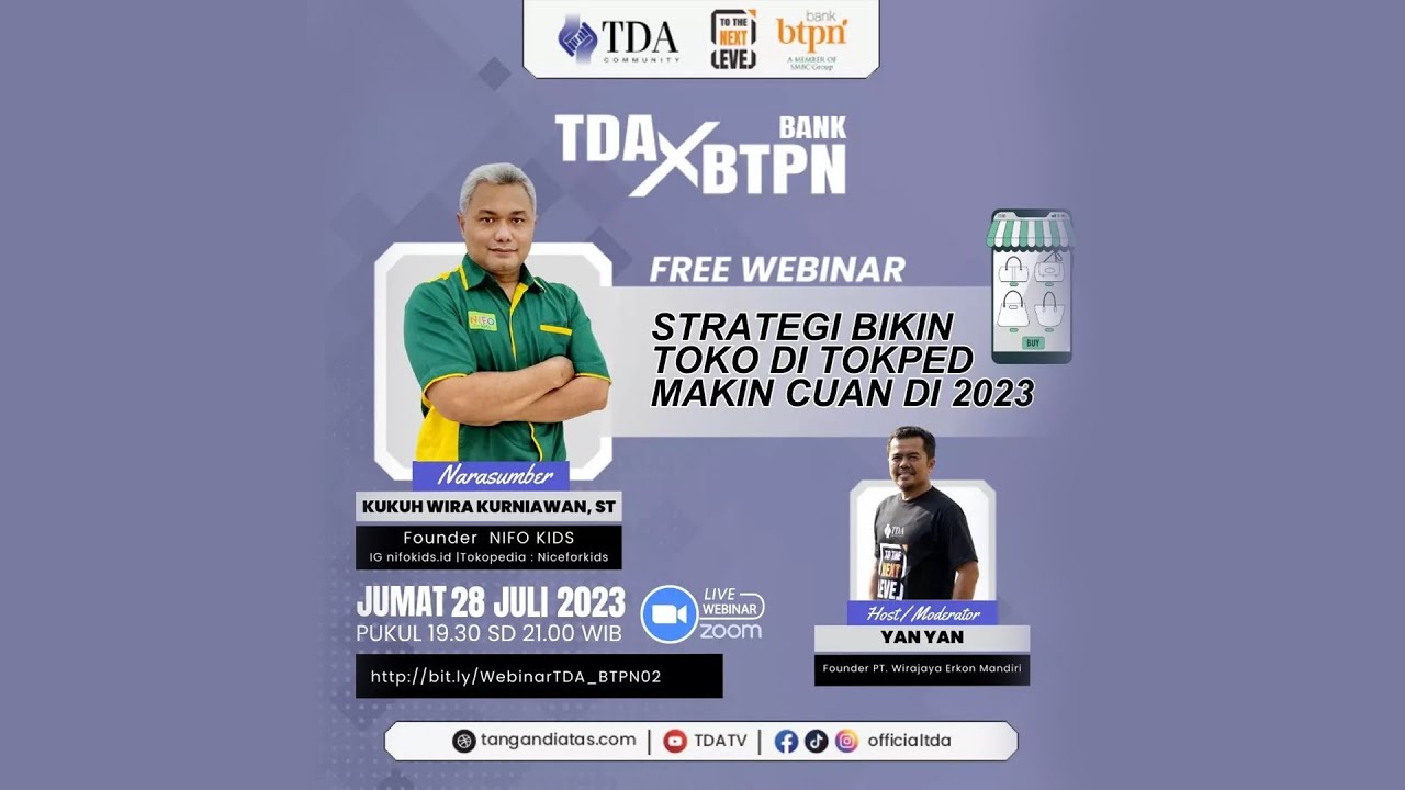 STRATEGI BIKIN TOKO DI TOKPED MAKIN CUAN Di 2023 | TDA x Bank BTPN ...