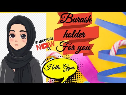 Hello Guys today I made Burash holder for you - YouTube
