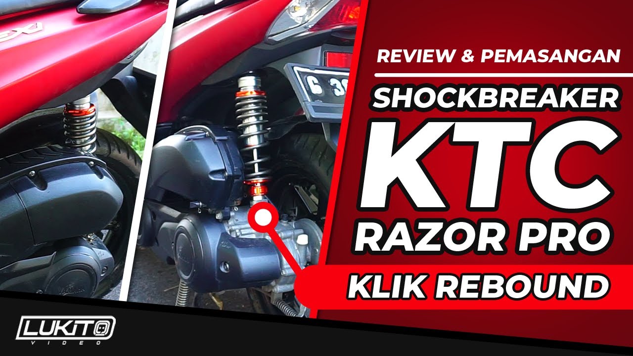 REVIEW KTC RAZOR PRO LEXI Klik Rebound | PEMASANGAN di Yamaha Lexi ...