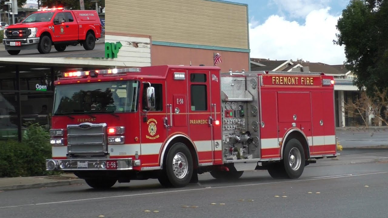 *PEAKED Q* Fremont Fire Dept. Engine 56, Battalion 5, Battalion 6 ...
