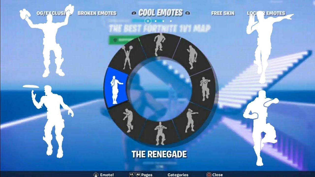 The NEW Best Map With EVERY RARE EMOTE LAVISH,SCENARIO,TACO TIME AND ...