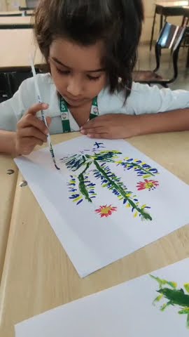 Grade 1 and Grade 2 - Blooms and Brushes - YouTube