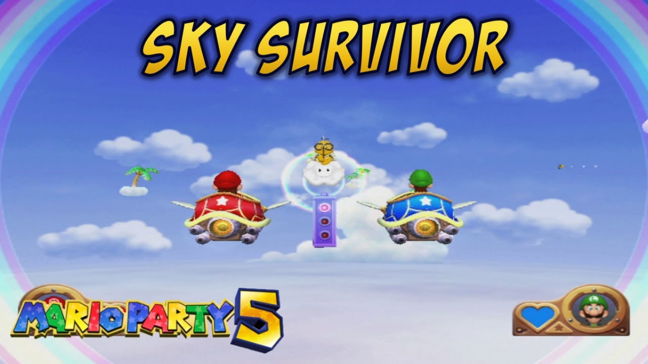 Mario Party 5: Sky Survivor (Duel Minigame) - YouTube