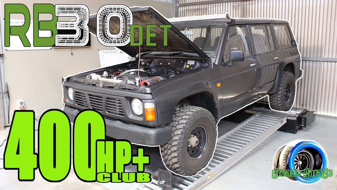 400HP RB30DET Patrol ( MAKING TO MUCH BOOST ON THE DYNO ) S1EP5 - YouTube
