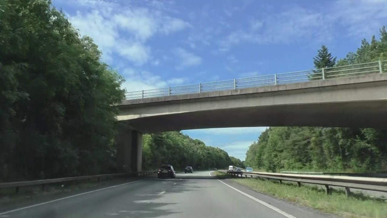 Driving On The A38 From M5 Motorway Junction 31, Exeter To Plymouth ...