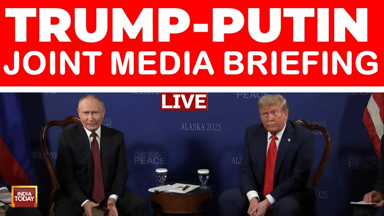 Trump and Putin's Joint Press Briefing LIVE | BIG Announcement by Trump ...