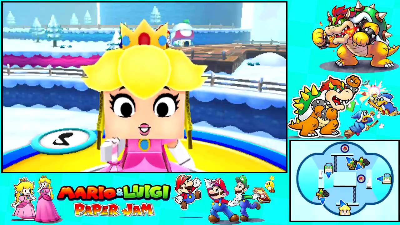 Mario & Luigi: Paper Jam Bros. - Part 26: Papercraft Bowser Jr Boss ...