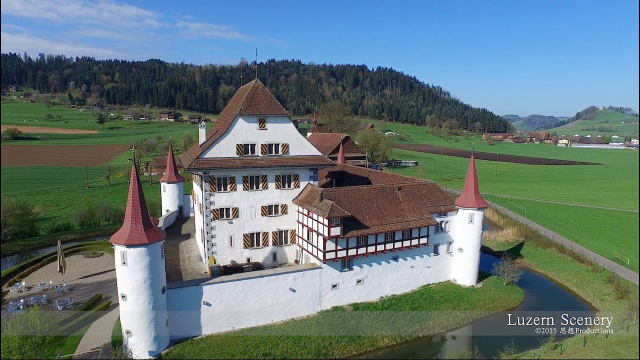 Schloss Wyher castle Luzern, SWITZERLAND 堀城 - YouTube