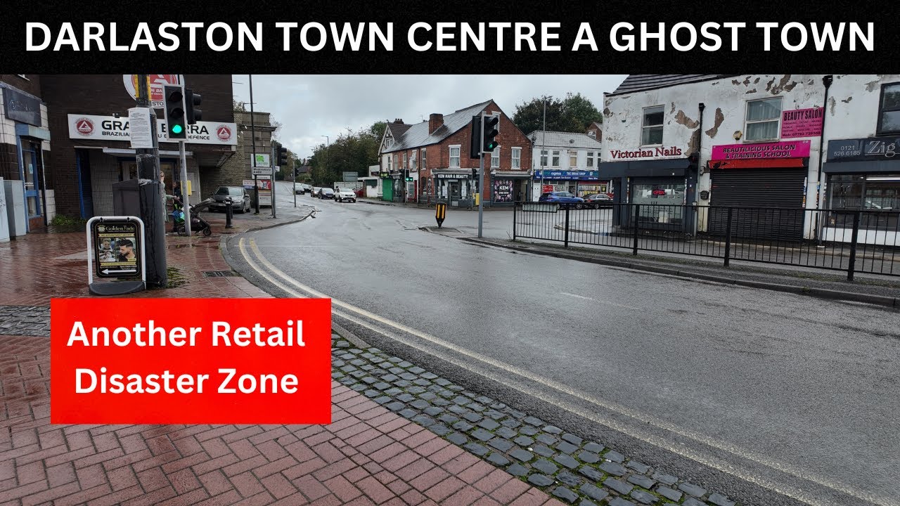 DARLASTON TOWN CENTRE a Ghost Town visit. Yet Another disaster zone for ...