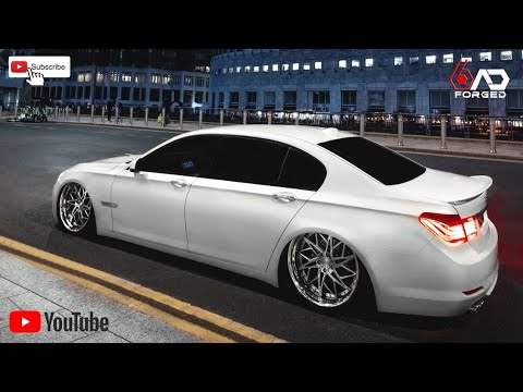 BMW 730 Limousine Edition || 6AD Forged 2.60 Wheels || 22" polished stepped lips || 4K - YouTube