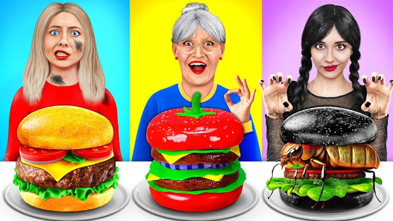 Wednesday Cooking Challenge | Me vs Grandma Secret Kitchen War by MEGA ...