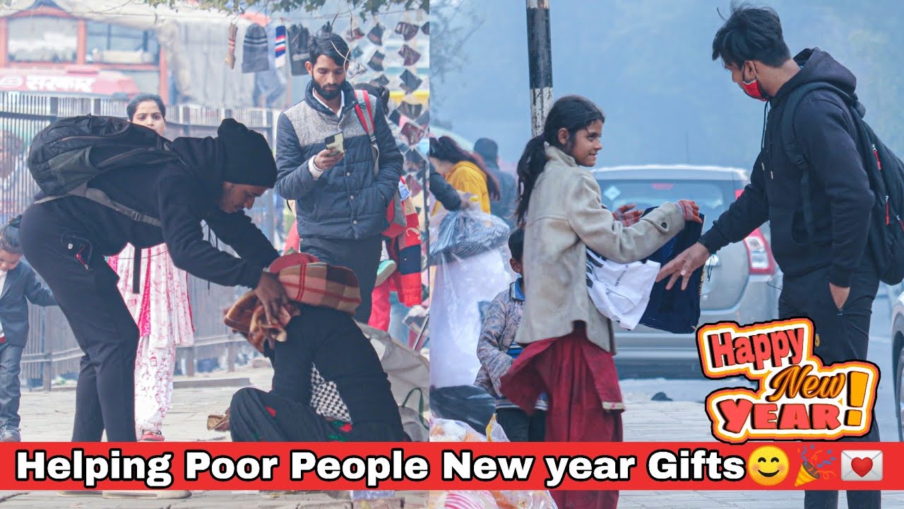 ⚡In This New Year Do Something🤩 For Homeless People. Social Experiment ...