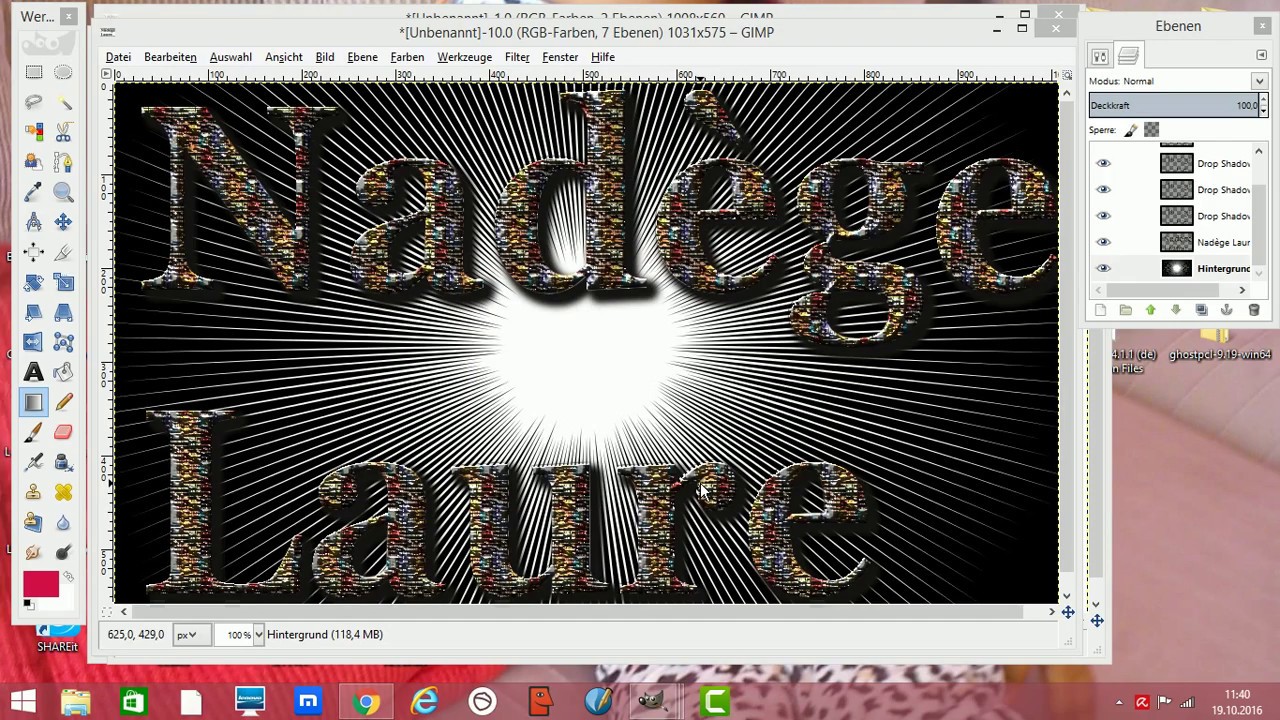 gimp Banner erstellen - YouTube