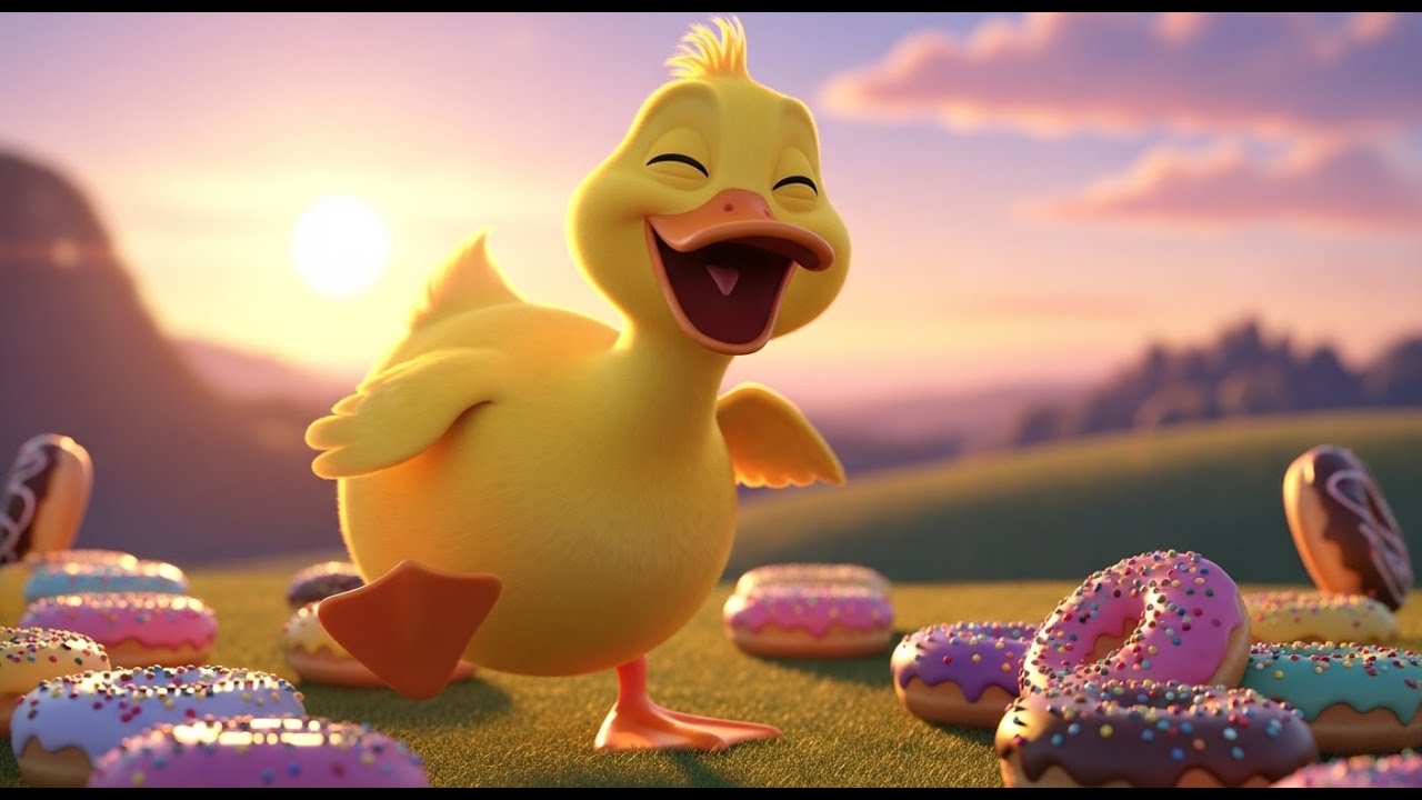 El Pato que Contaba Donas | Mejores Rimas Infantiles y Canciones para ...