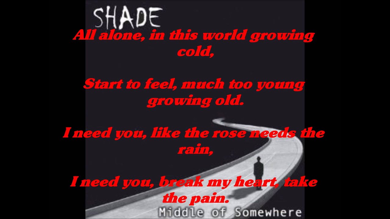 Beside Me - Shade with lyrics - YouTube