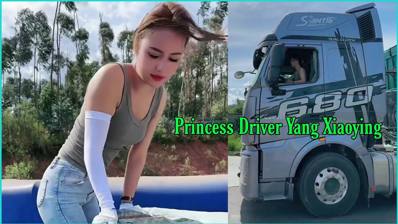 Cuộc sống cùng xe tải. Công Chúa tài xế xinh đẹp Yang Xiaoying - YouTube