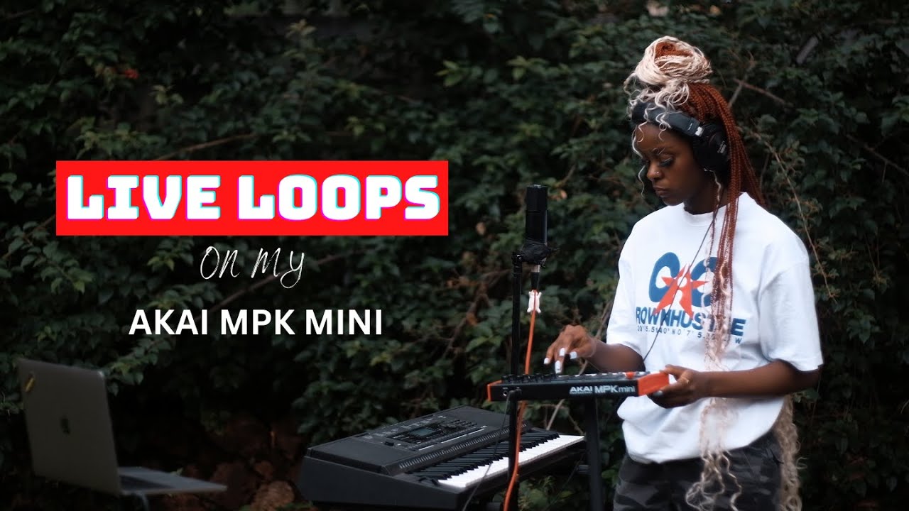 Loop In The Garden on AKAI APK MINI #musician #live - YouTube