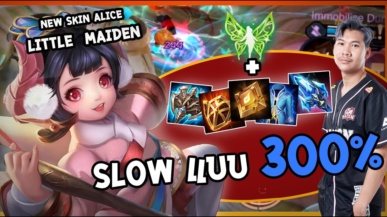 RoV: Alice ออกไอเทมSlow แบบ300% อีกฝั่งแทบไม่ได้เดิน !! - YouTube