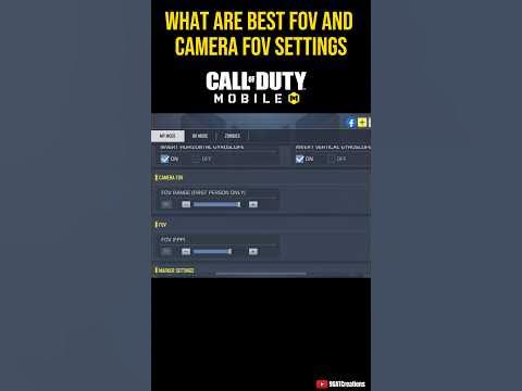 Best FOV Settings For Call Of Duty Mobile #shorts #codm #codmobile - YouTube