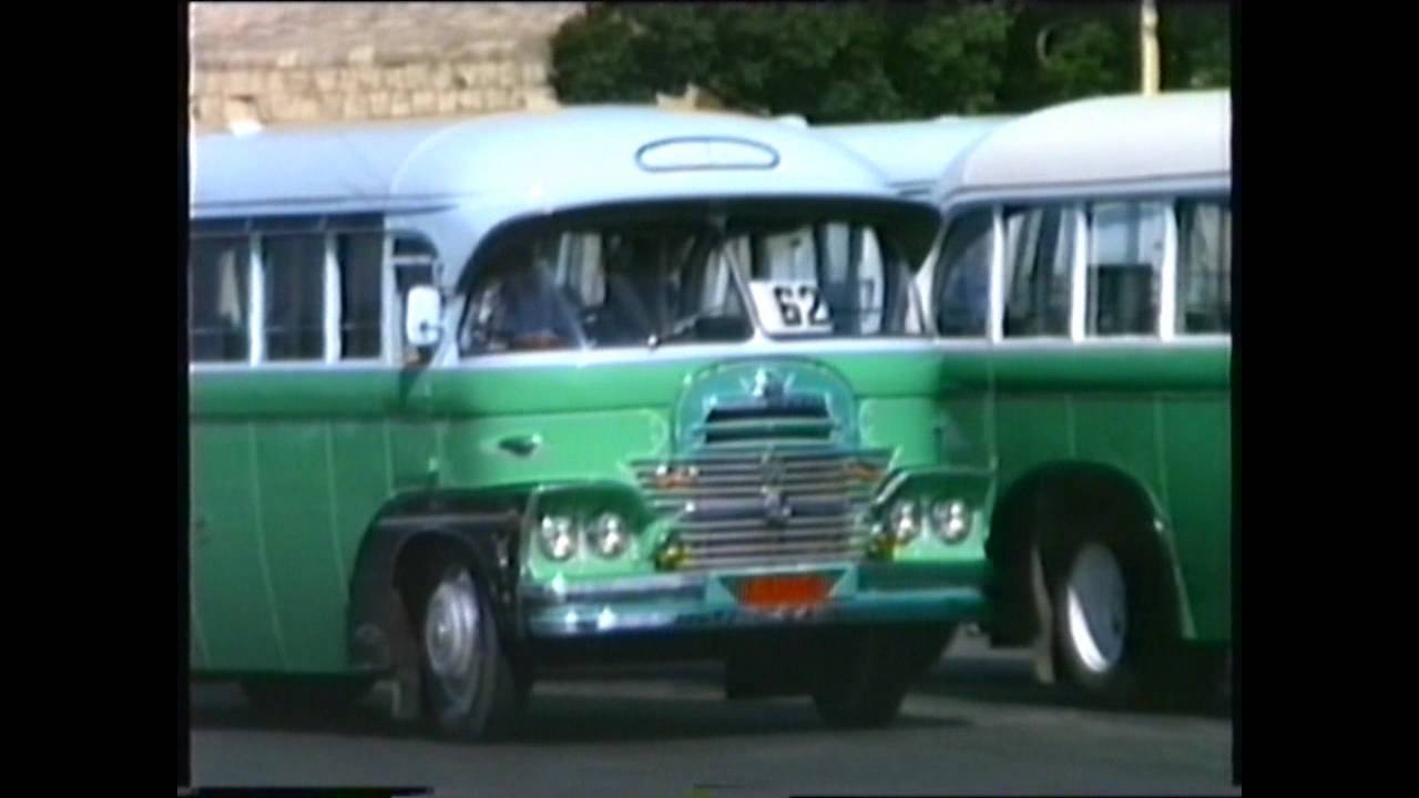 Old British Buses on Malta October 1986 - YouTube