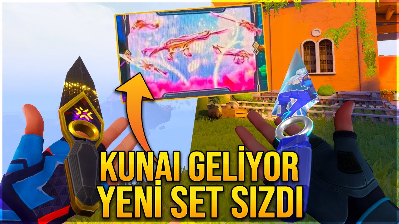 YENİ KUNAİ BIÇAK! YENİ SET SIZDIRILDI! (VALORANT Yeni Skinler) - YouTube