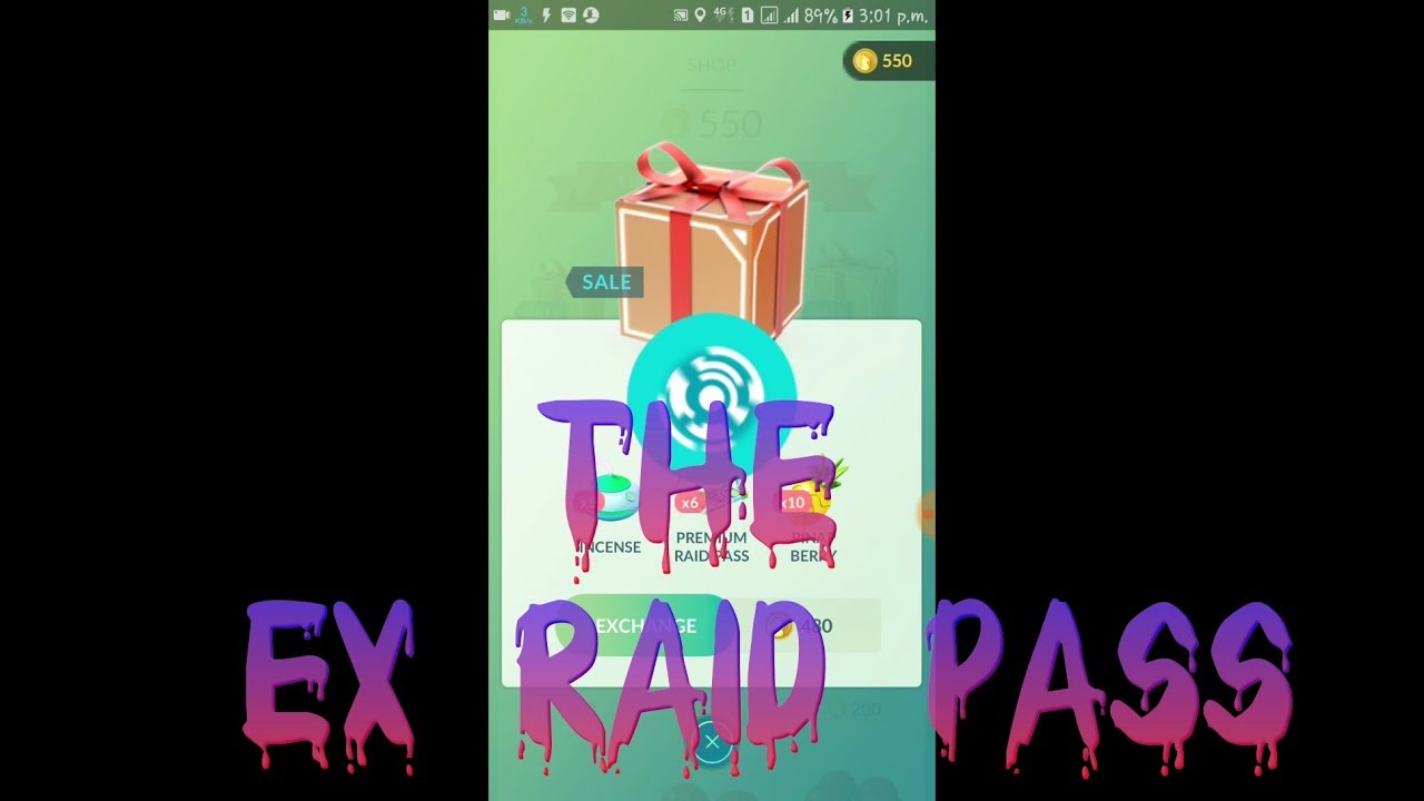 How To Get EX RAID PASS | POKEMON GO | Special Item Boxes - YouTube
