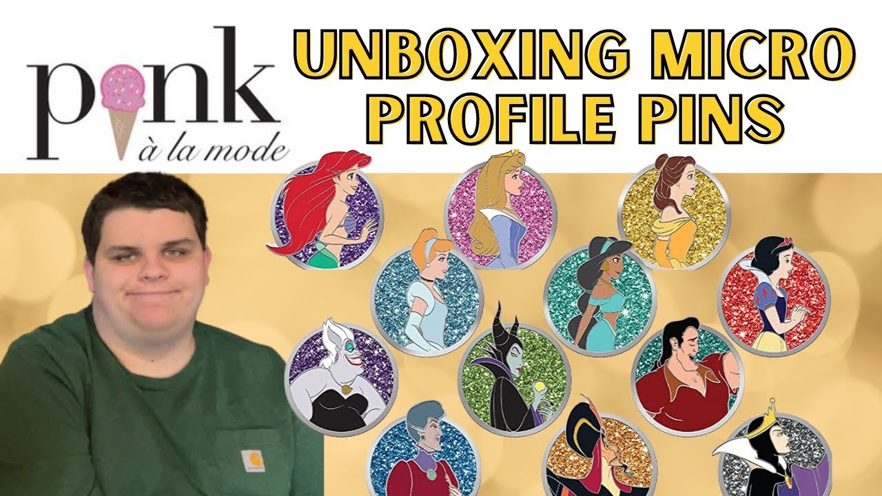 Unboxing PINK A LA MODE Micro Mini Profile Pins | Disney Mystery PINS ...