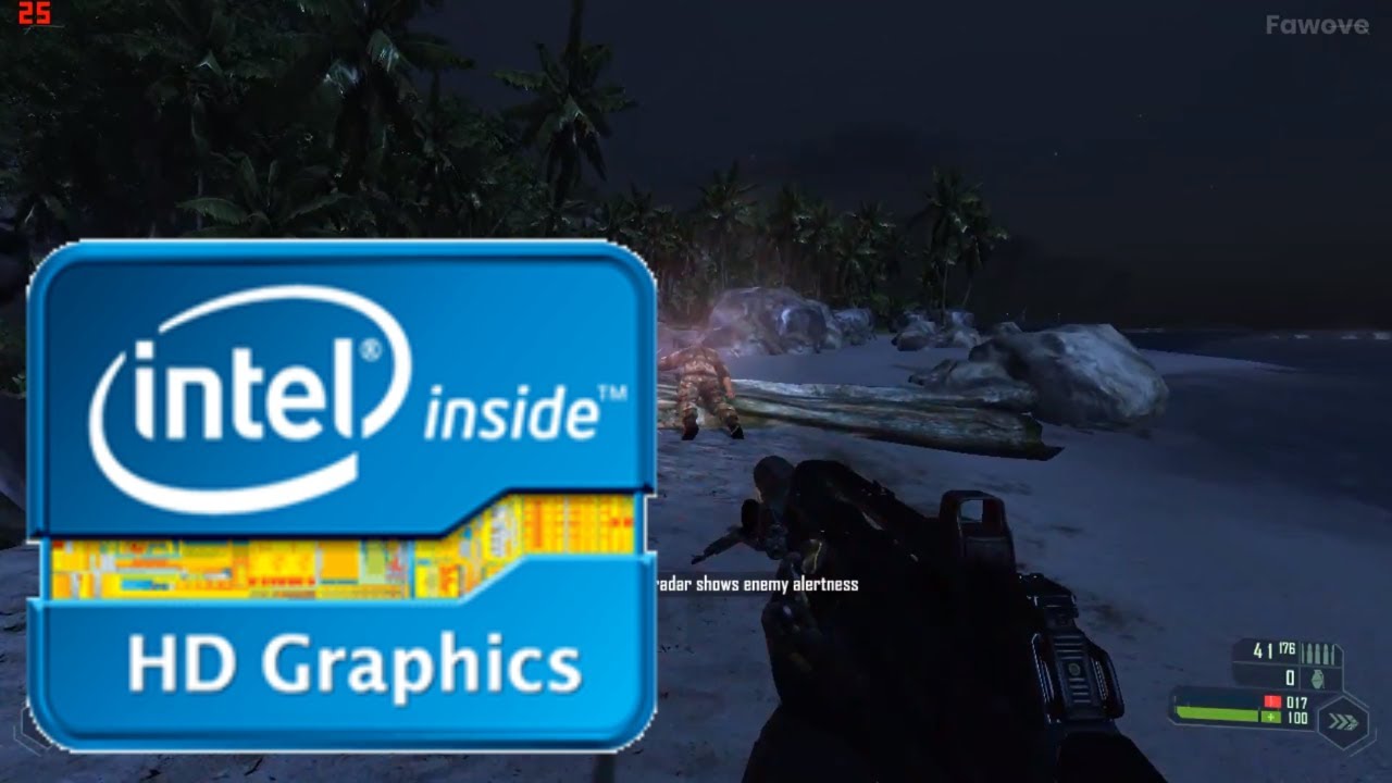 Crysis - Intel HD 4400 - Intel Core i5 4210U - YouTube