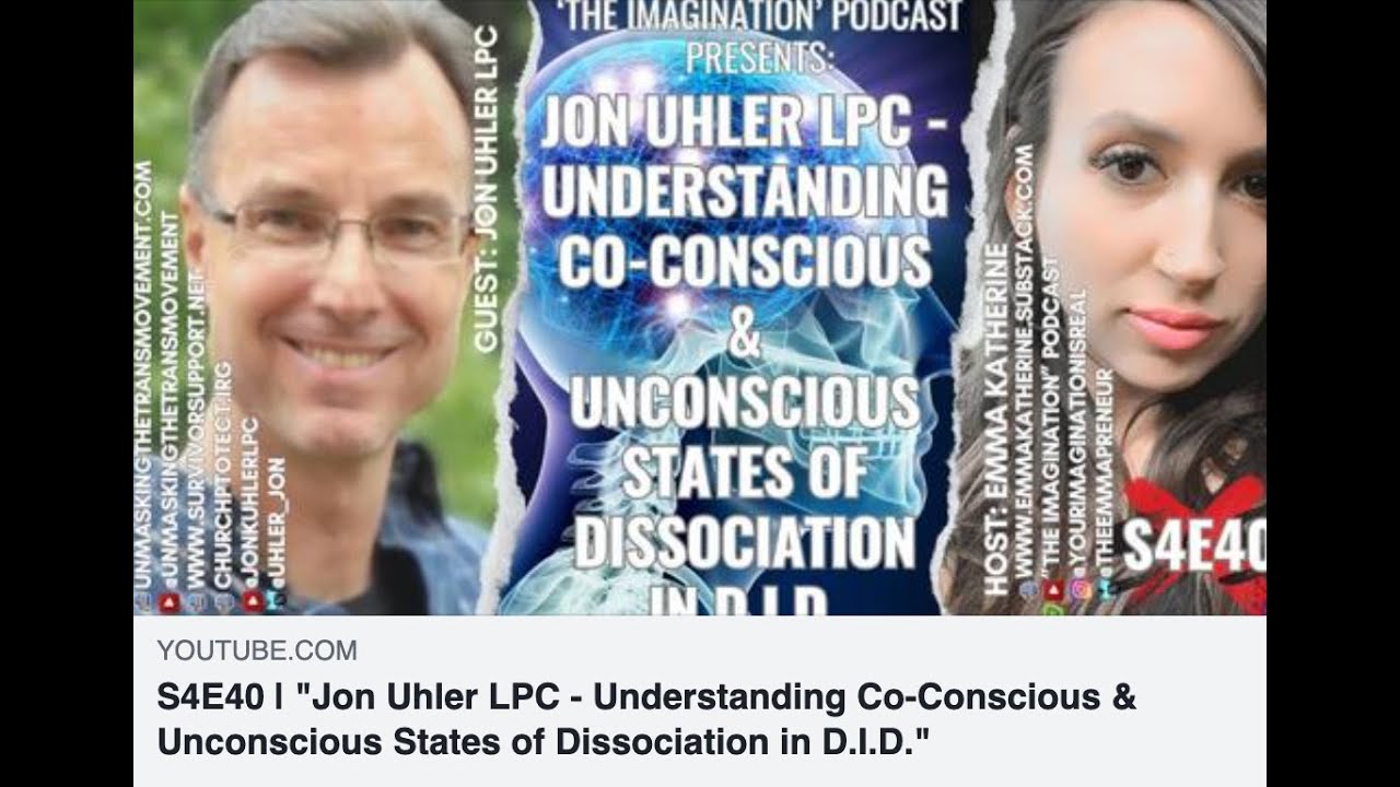 Pt 3 Dissociative Identity Disorder: Understanding Co-Conscious ...