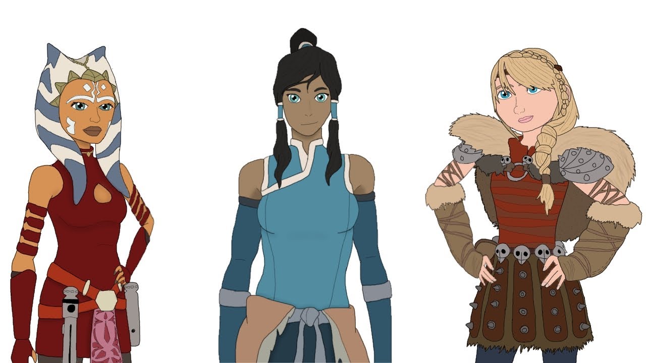 Ahsoka, Astrid, and Korra Meet (Collab w/@TheAnimationConnoisseur ...