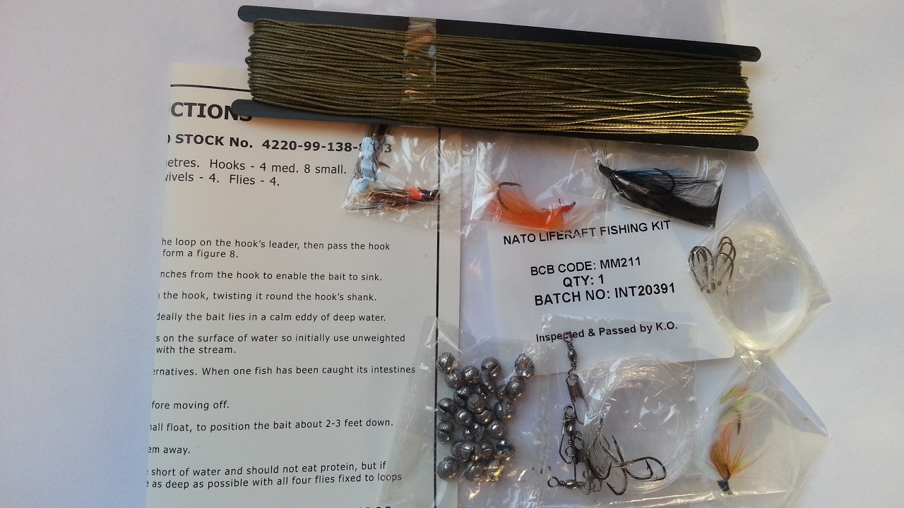 NATO Universal Fishing Kit Stock No. 4220-99-138-8693 - YouTube