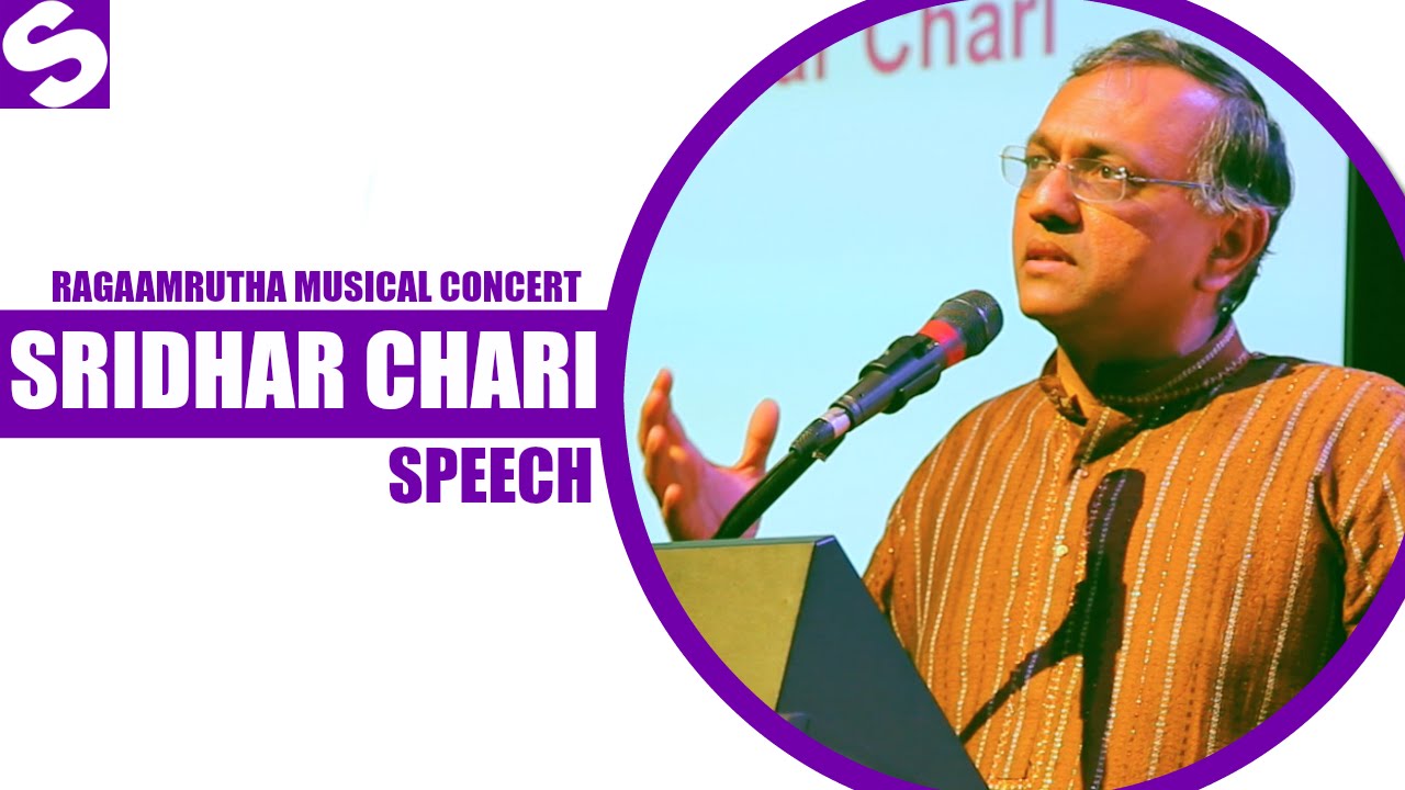 Sridhar Chari Speech | World Renowned Percussion Artist | Sandeep Raj ...