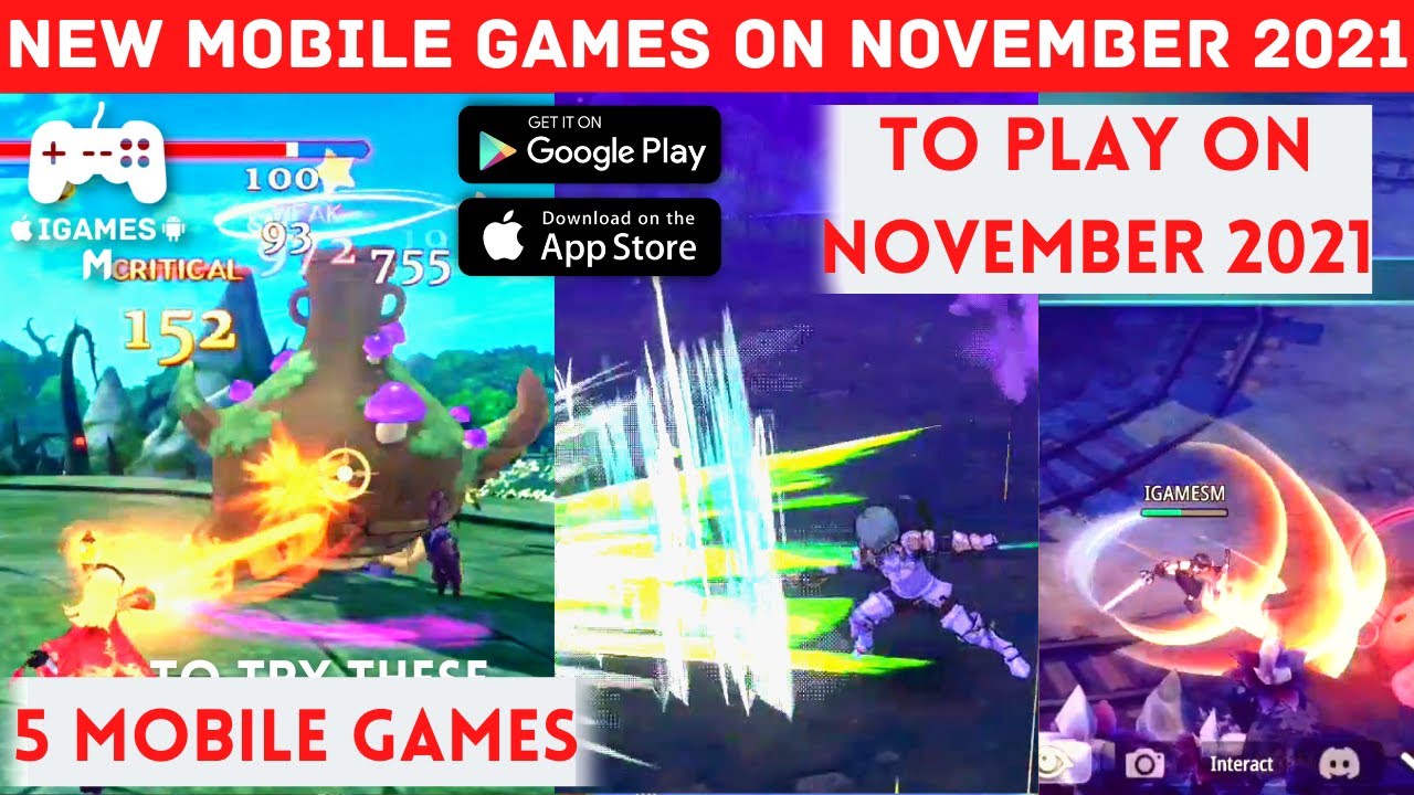 TOP 5 MOBILE | RPG | MMORPG | GACHA | TURN-BASED | TO PLAY ON NOVEMBER ...