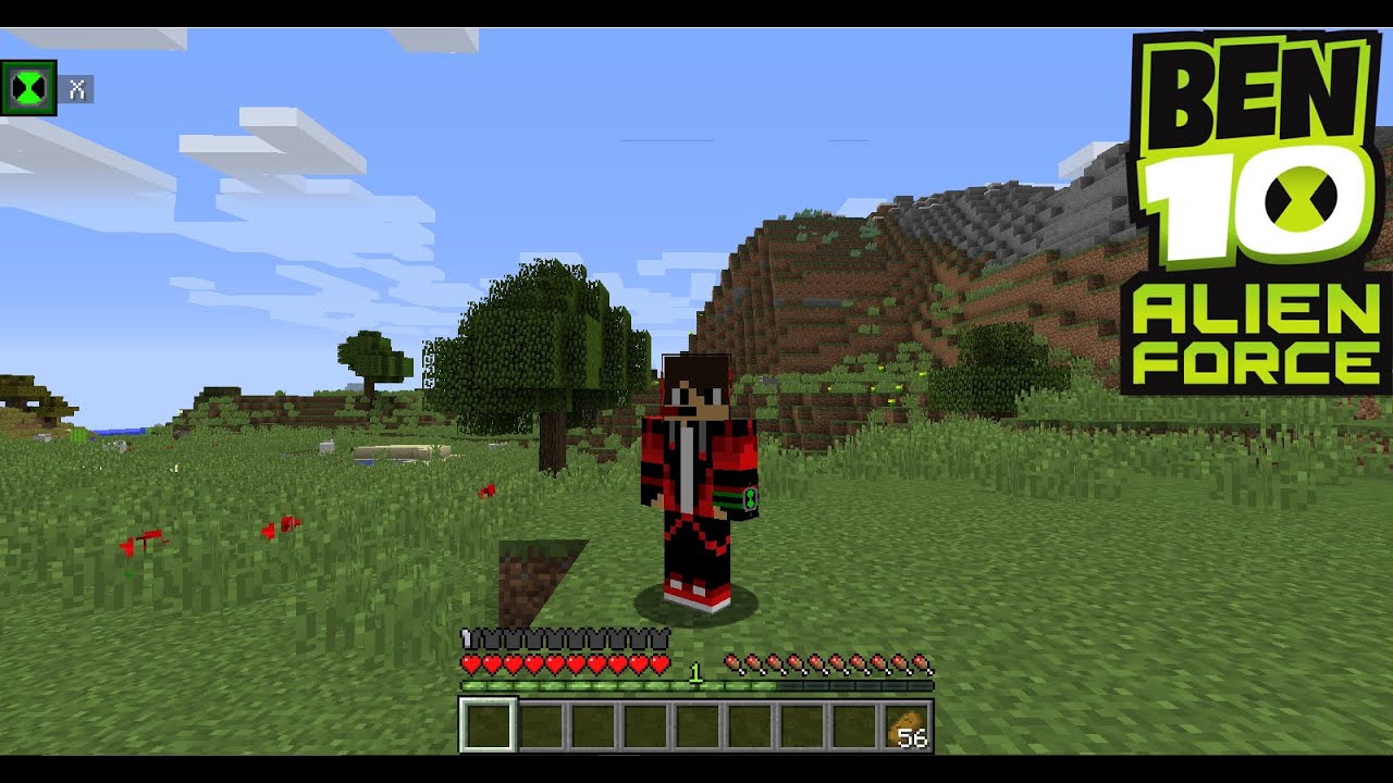 NOVO MOD de BEN 10 NO Minecraft de PC!! - YouTube