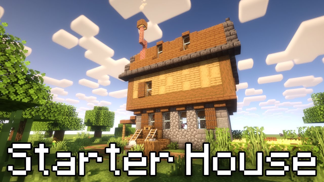 Building the Perfect Starter House in Minecraft (Survival Friendly ...