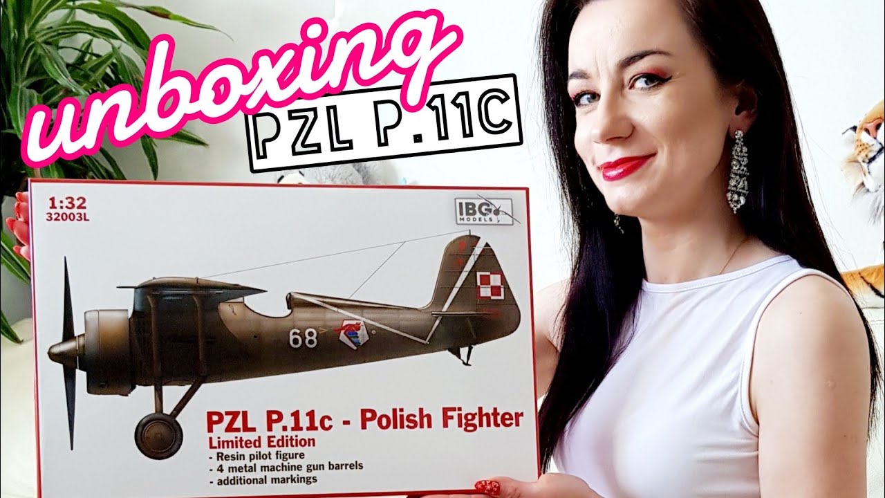 LIMITED EDITION - PZL P11c 1/32 scale model aircraft - YouTube