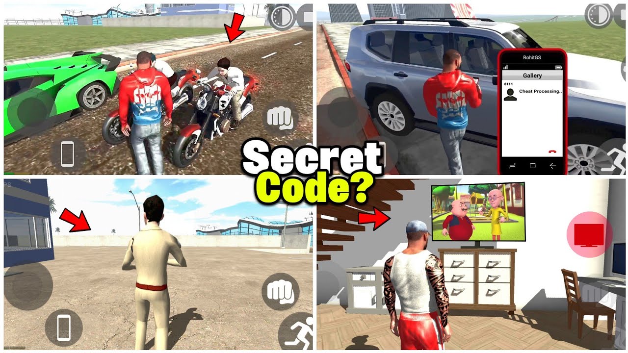 Indian Bike Driving 3d New Update | Trafic Bike Cheat Code | Land ...