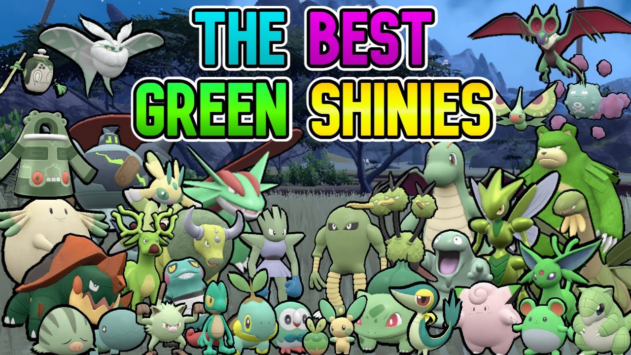 Catching the BEST Green Shinies | Pokemon Violet Shiny Pokemon Reaction ...