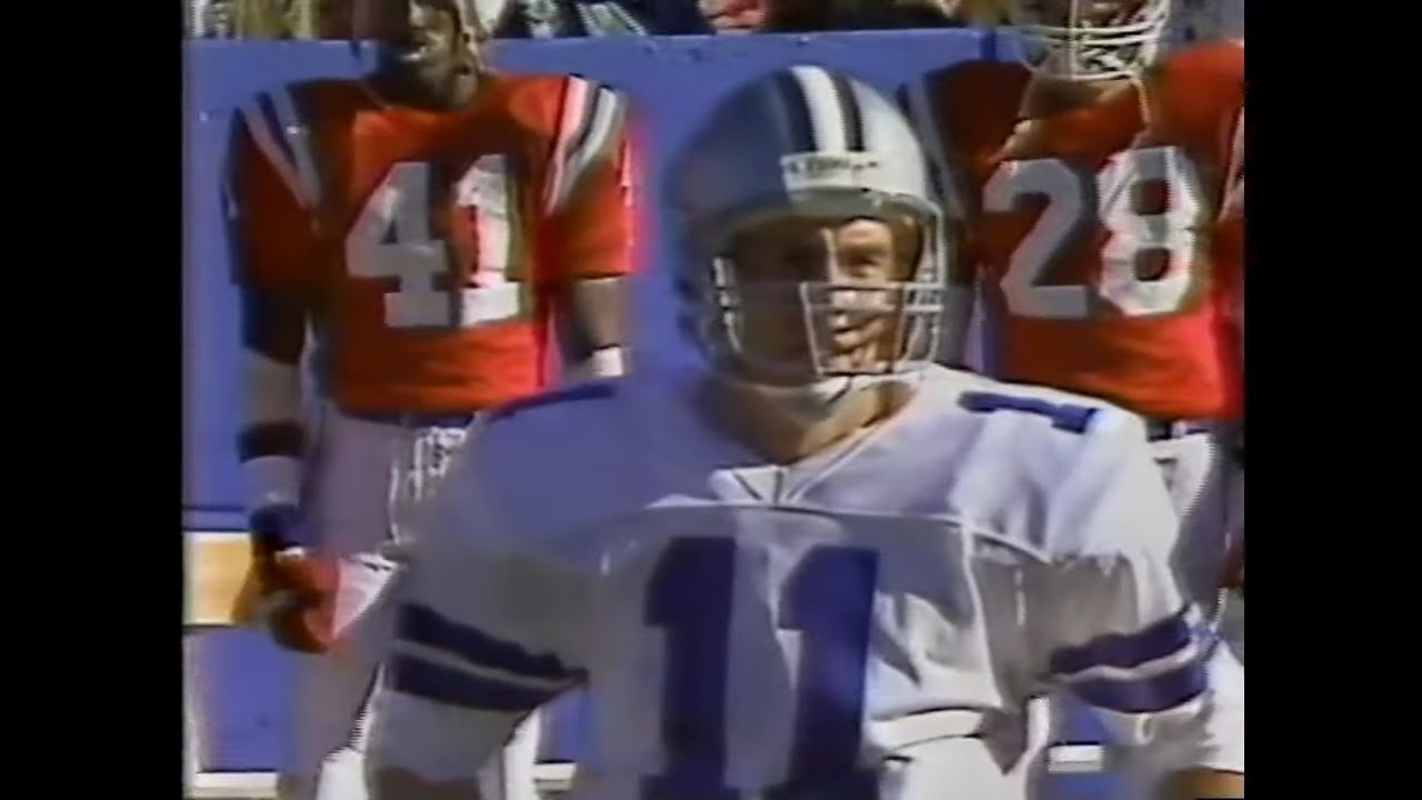 1987 Week 10 - Dallas Cowboys at New England Patriots - YouTube