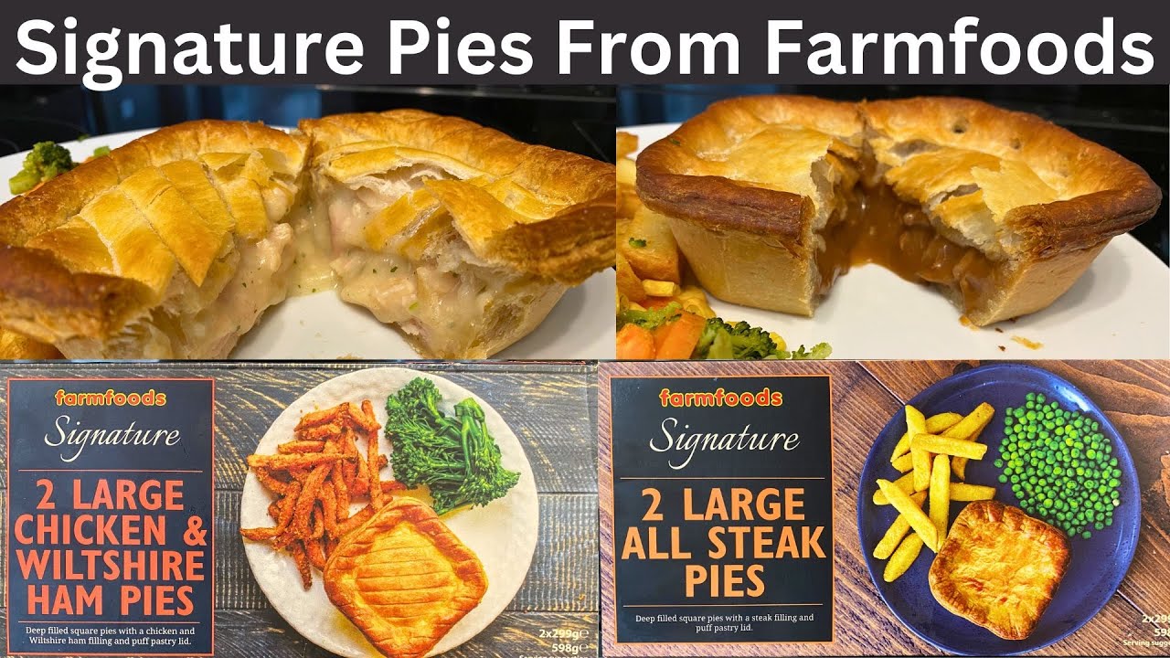 Signature Pies From Farmfoods - YouTube
