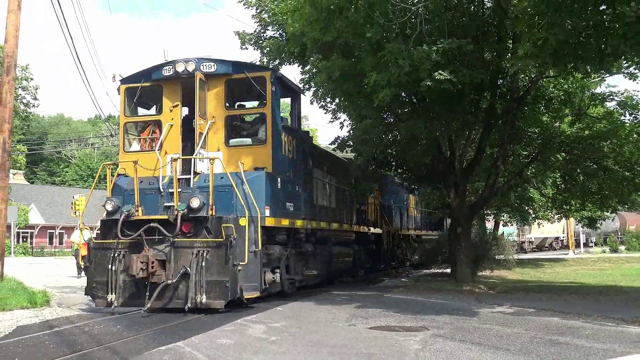 Grafton&Upton Railroad In Grafton Ma 7/14/20 - YouTube