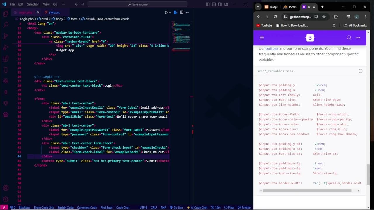 Day9 #100daysofcode creating budget app - YouTube