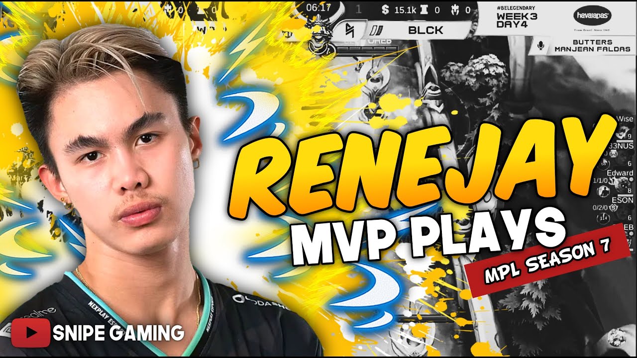 MVP PLAYS : RENEJAY "SADBOI" BARCARSE IQ - YouTube