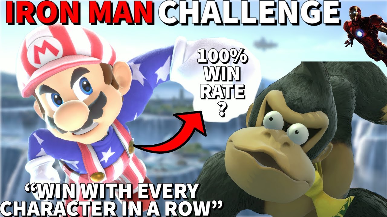SMASH ULTIMATE IRON MAN CHALLENGE - YouTube