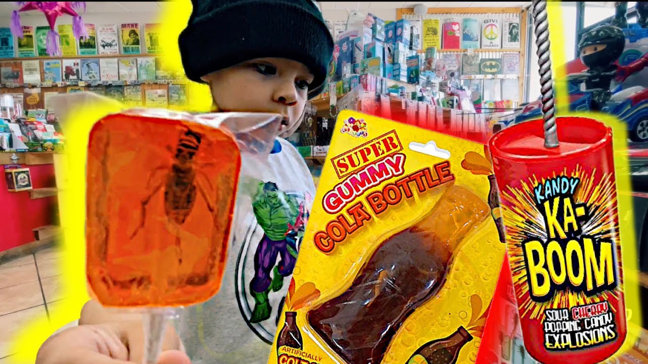 Rocket Fizz Candy Shop LANCASTER 🍭 Super Gummy Cola Bottle Kaboom Kandy ...