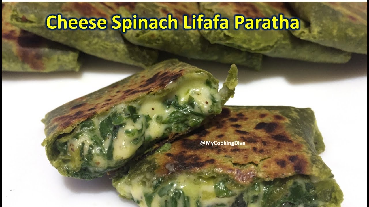 Cheese Spinach Lifafa Patatha| Kids Special Recipe | Kids LunchBox ...