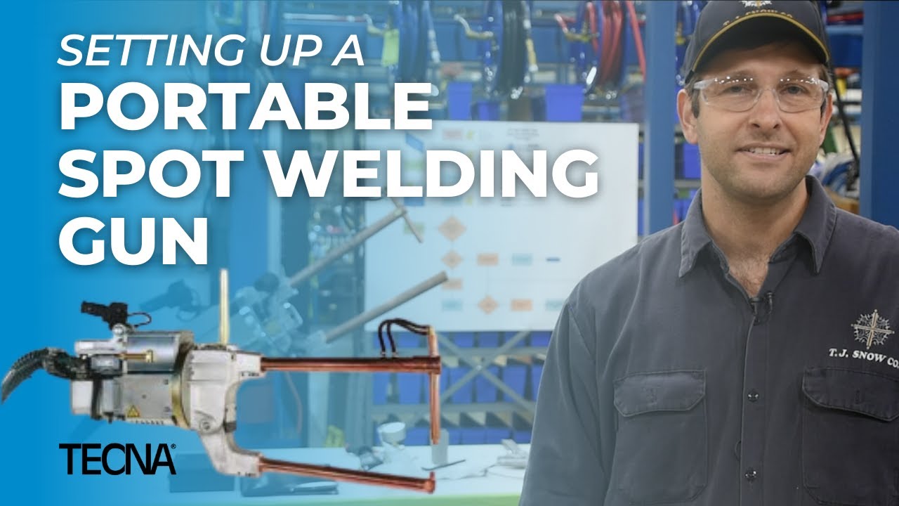 How to Set Up a TECNA Portable Spot Welding Gun - YouTube