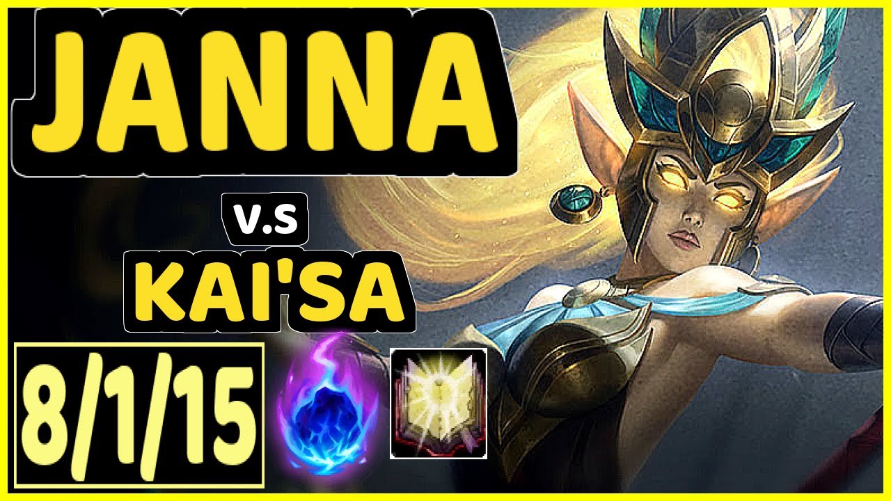 DUMBLEDOGE (JANNA) vs KAI'SA - 8/1/15 KDA BOTTOM ADC GAMEPLAY - EUW ...