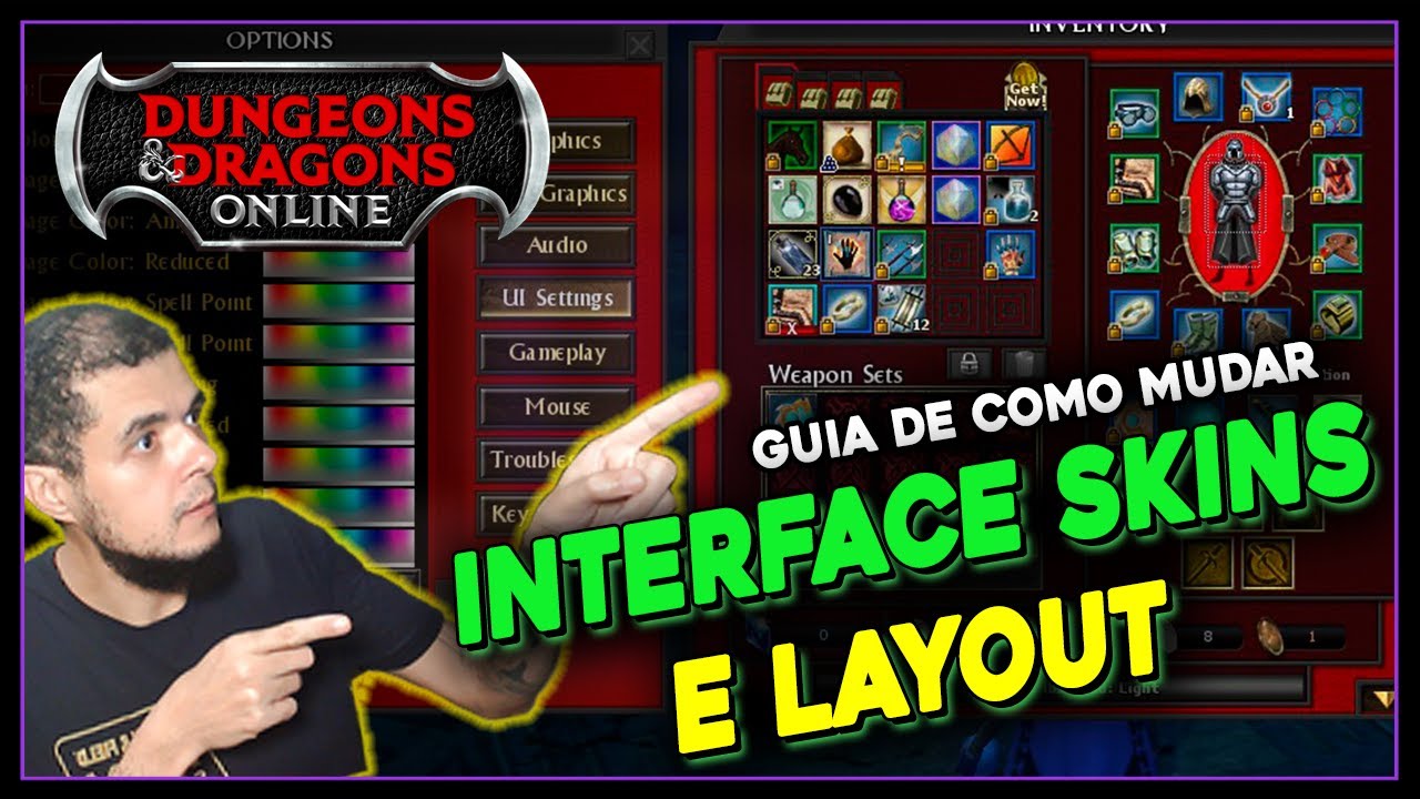 DUNGEONS AND DRAGONS ONLINE (DDO) - GUIA DE COMO MUDAR SKINS DE ...
